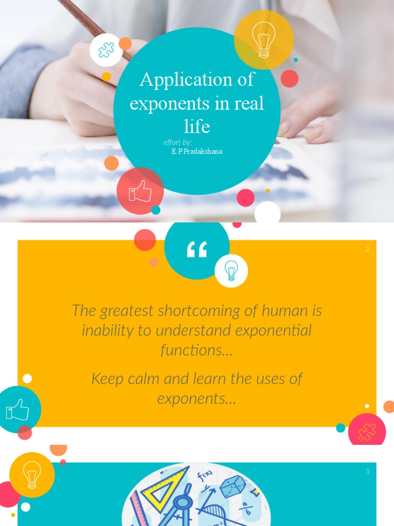Application of Exponents in Real Life | PDF | Exponentiation | Ph