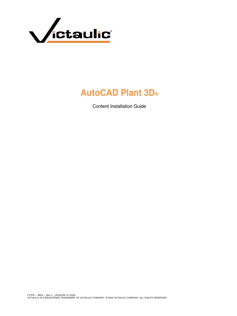 Autodesk AutoCAD P3D Victaulic Content Guide | PDF | Computer ...