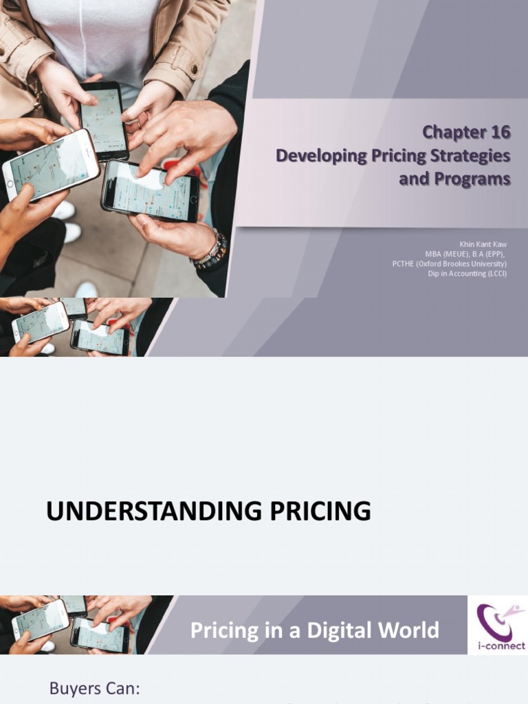 Chapter 16 - Developing Pricing Strategies and Programs | PDF | Pricing ...