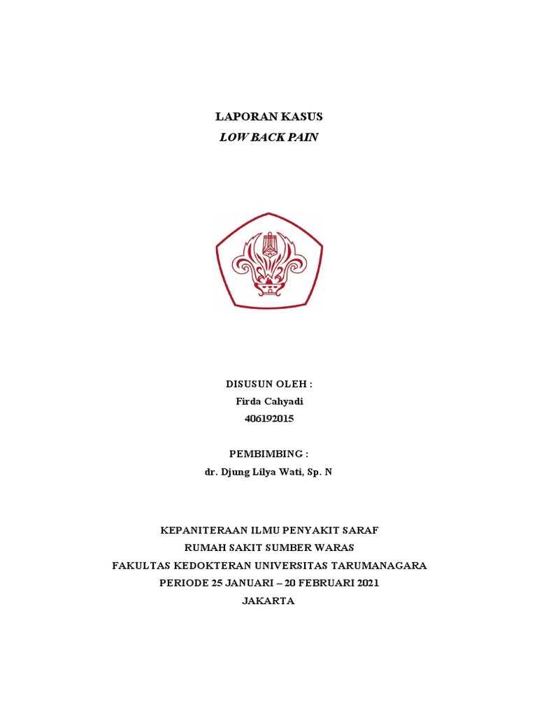 Laporan Kasus LBP | PDF