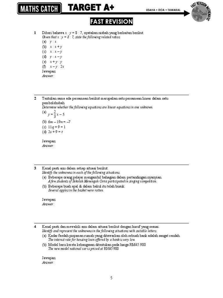 Fast Revision | PDF