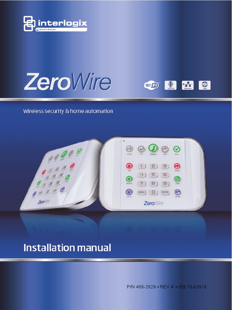 466-2629 (ES) RevA ZeroWire Installation Manual | PDF | Usuario ...