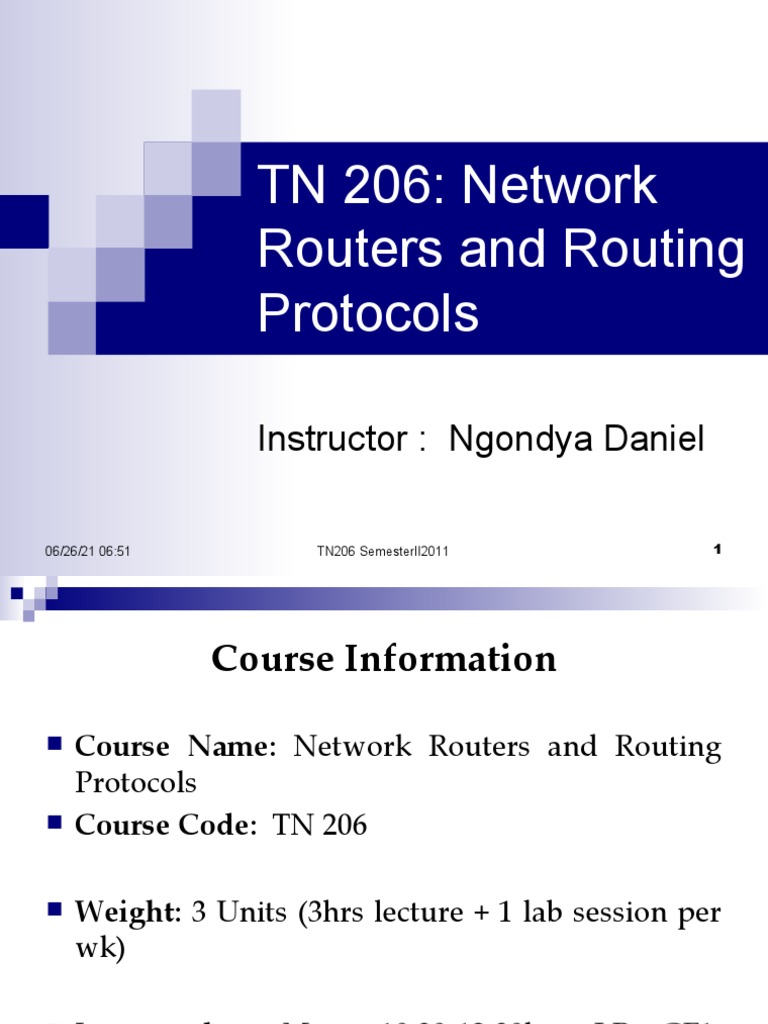 00 Network Routers And Routing Protocols Pdf Router Computing Computer Network