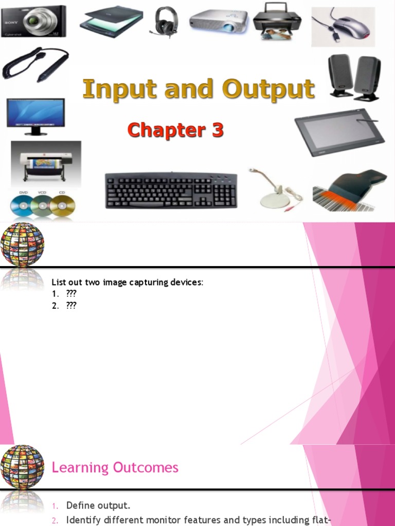 Chapter 3 - Output | PDF | Computer Monitor | Printer (Computing)