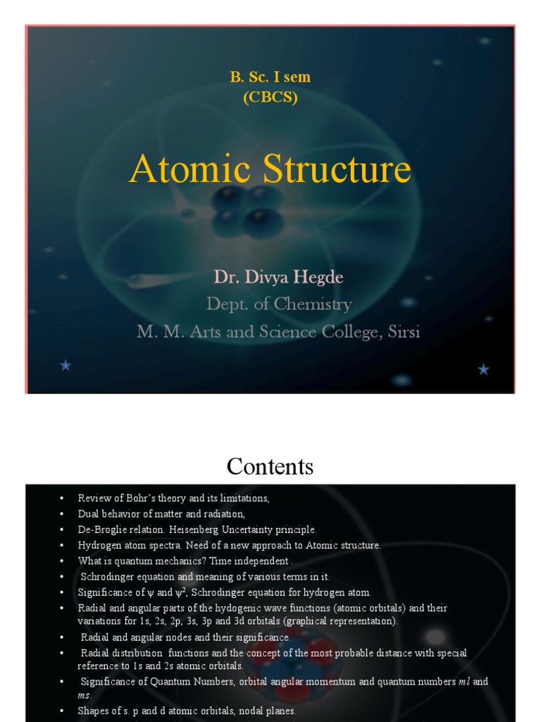 Understanding Atomic Structure: A Review of Bohr's Theory, Its ...