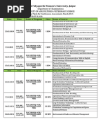 CXC 2026 Study Timetable | PDF