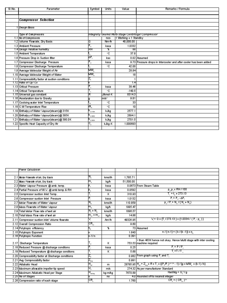 Compressor Selection: Integrally Geared Multi-Stage Centrifugal ...