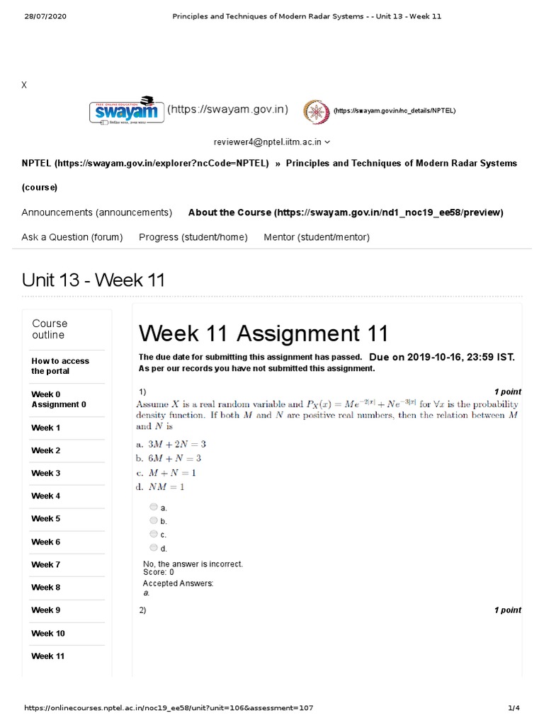 Week 11 Assignment 11 | PDF | Communication | Learning