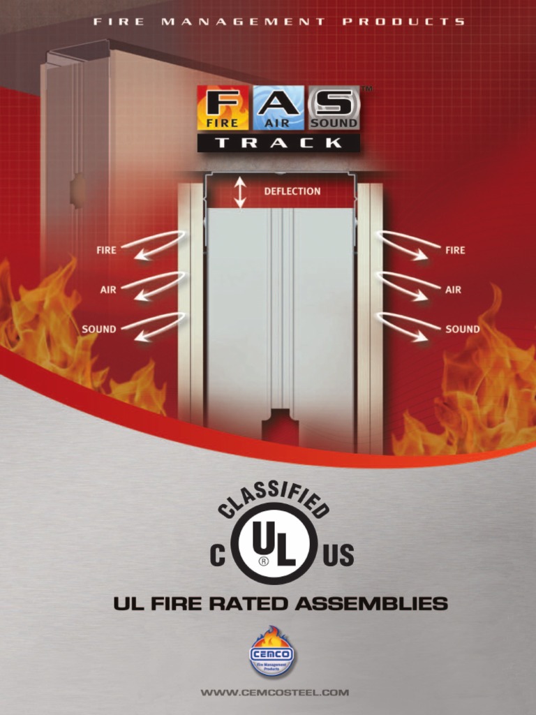 CEMCO FAS Track UL Fire Rated Assemblies 584297 | PDF | Galvanization ...
