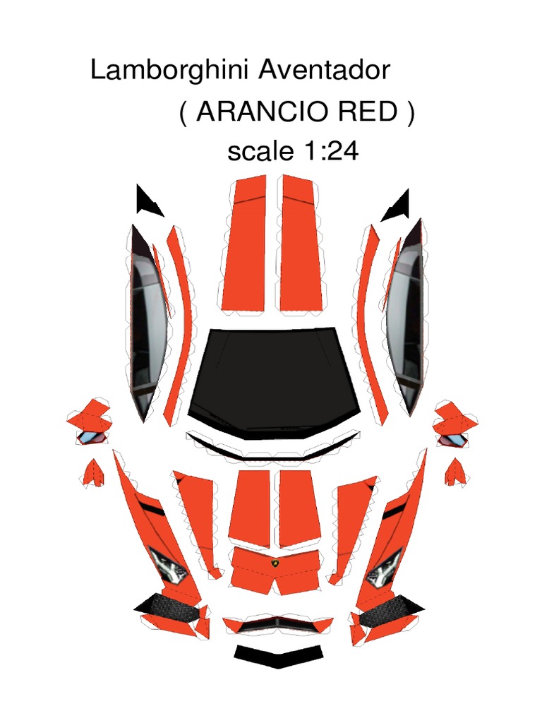 Papercraft Lamborghini Reventon