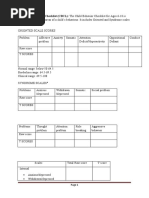 CBCL Scoring Sheets | PDF