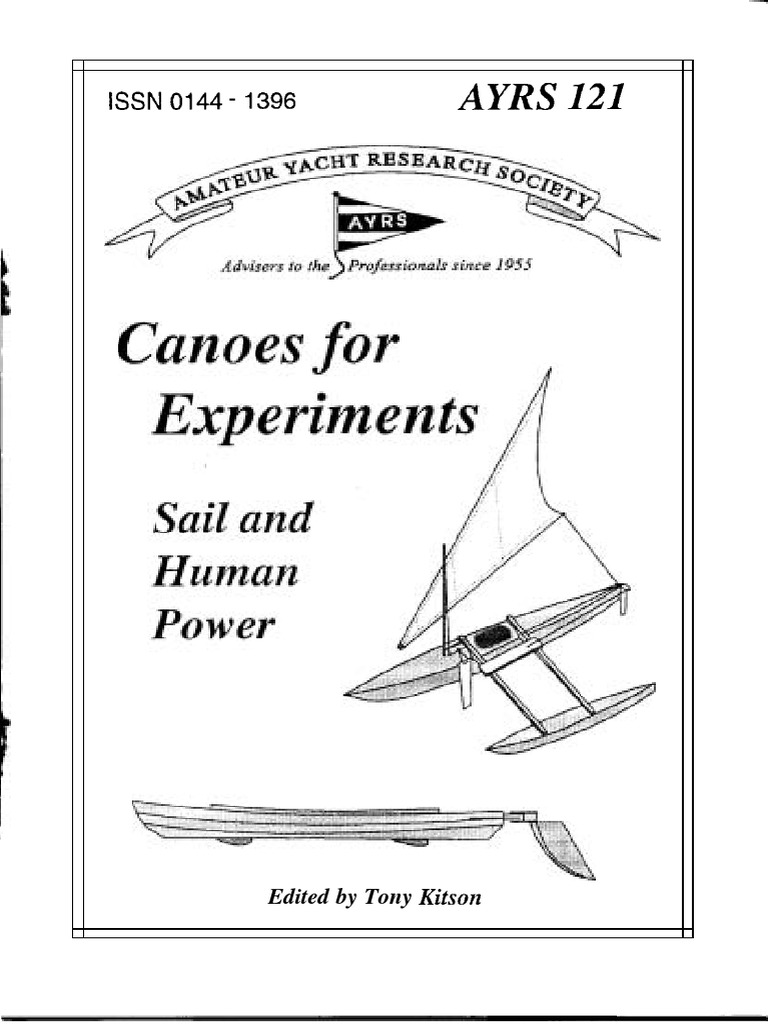 Canoes For Experiments - A.Y.R.S. Publication No.121, 1996 | PDF ...