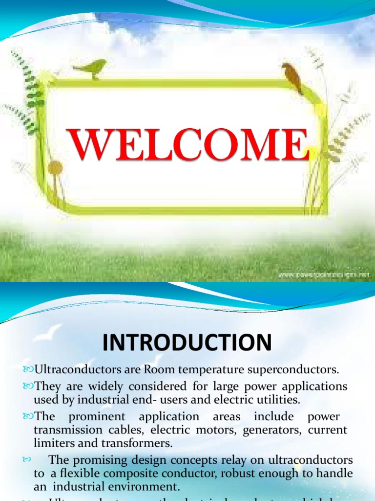 Ultra Conductors | PDF | Superconductivity | Electrical Resistivity And ...