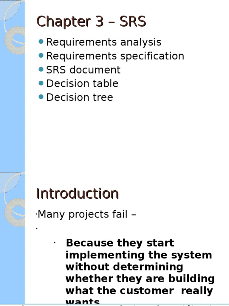 Chapter 3 - SRS | PDF | Specification (Technical Standard) | Input/Output