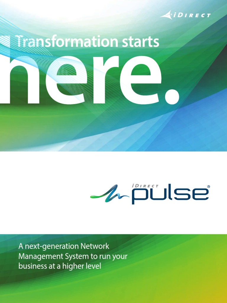 Idirect Pulse Brochure 2016 | PDF | System | Quality Of Service