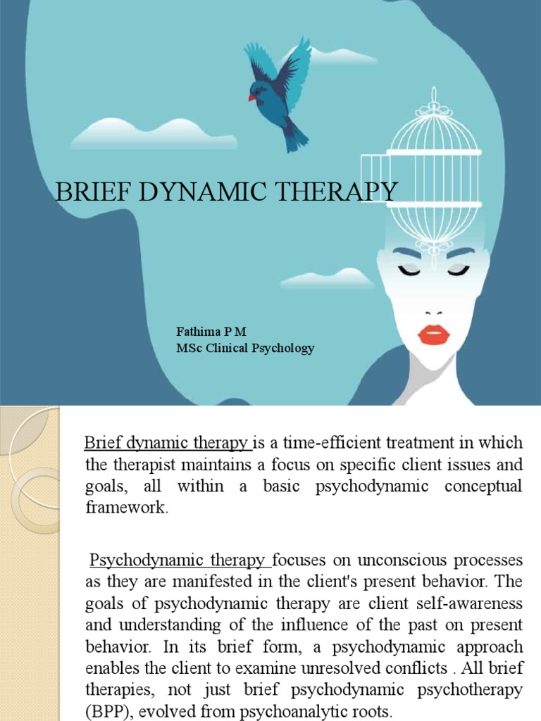 Brief Dynamic Therapy: Fathima P M | PDF | Psychotherapy | Psychodynamics