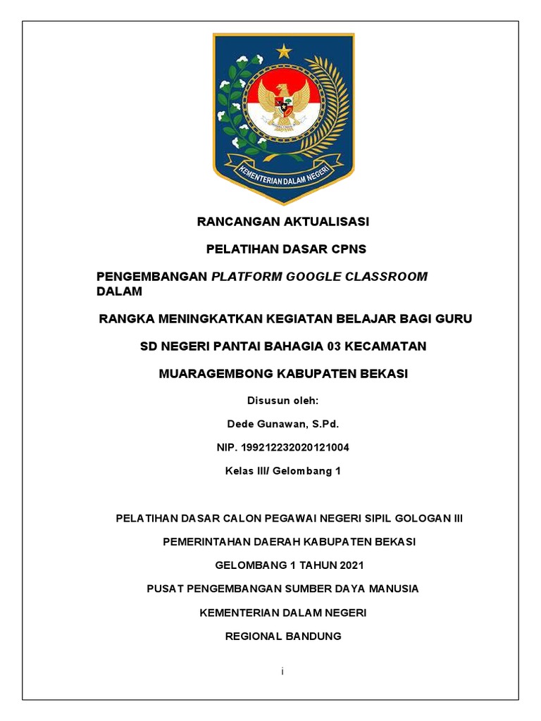 DEDE GUNAWAN, S.PD 2APR'21 | PDF