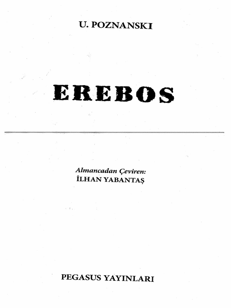 Erebos Ursula Poznanski PDF | PDF