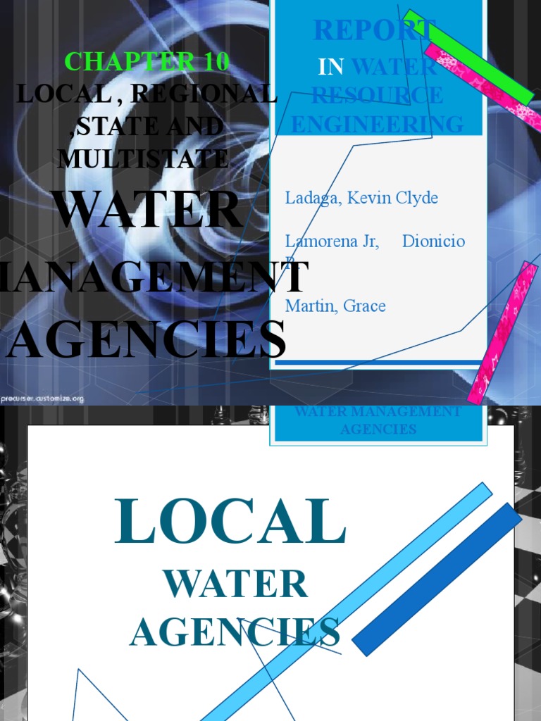 Local, Regional, State and Multistate: Water Agencies | PDF ...