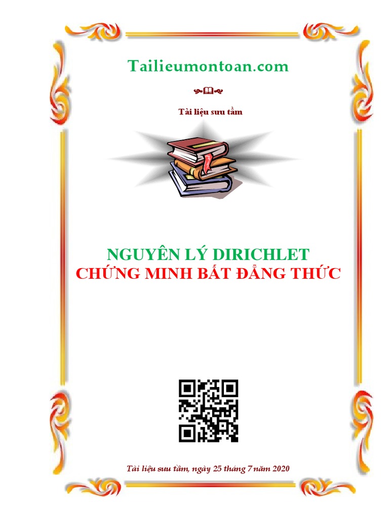 Nguyen Ly Dirichle Trong Chung Minh Bat Dang Thuc | PDF
