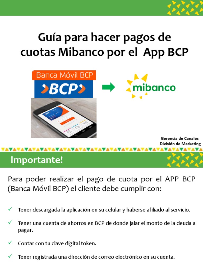 Pagos Via BCP en App | PDF