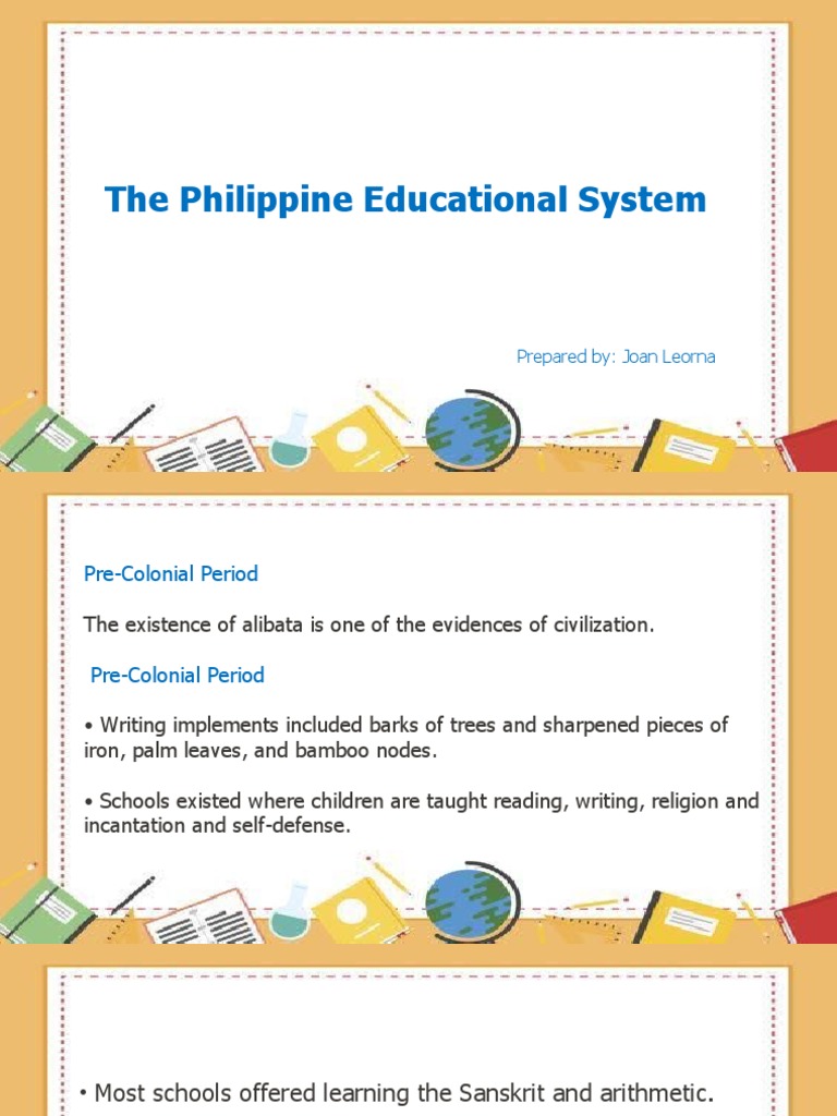 The Philippine Educational System | PDF | Curriculum | Higher Education
