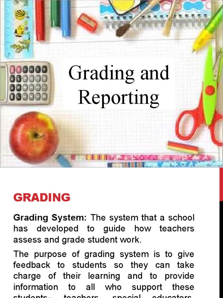 Grading and Reporting | PDF | Educational Assessment | Teachers