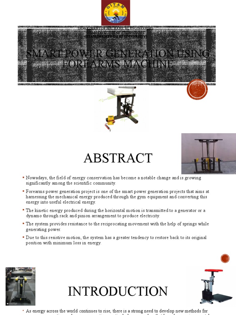 Forearms Power Generation | PDF | Electricity Generation | Power (Physics)