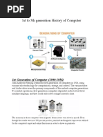 7 Generations of Computer | PDF | Integrated Circuit | Central ...