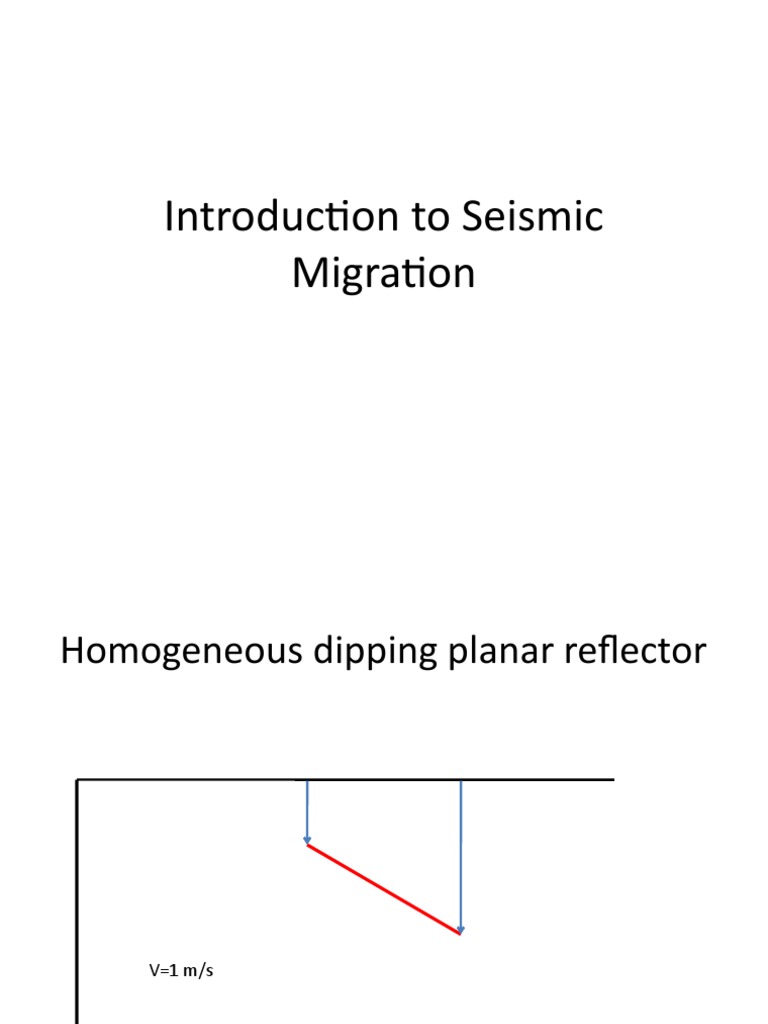Introduction To Seismic Migration | PDF | Applied And Interdisciplinary ...
