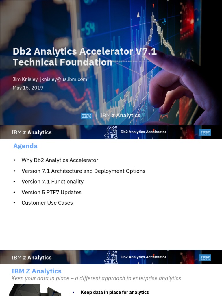 Db2 Analytics Accelerator Version MDUG May2019 | PDF | Operating System ...