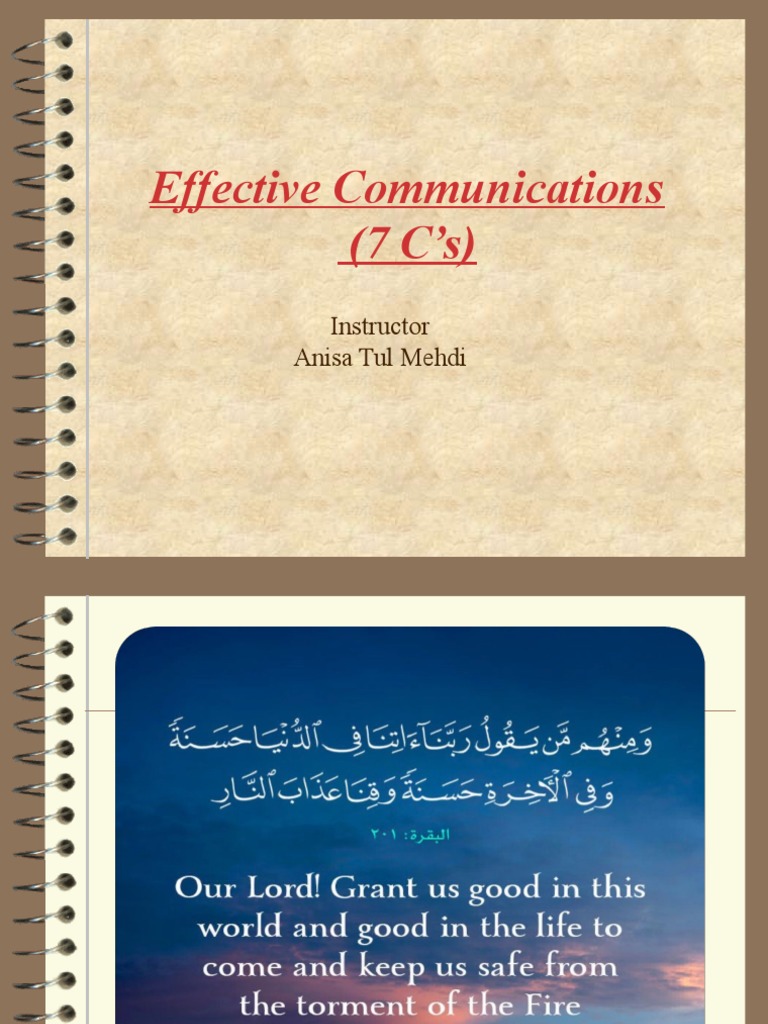 8 7Cs of Communication | PDF | Accuracy And Precision | Communication