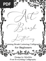 Calligraphy Warm-Up Exercises | PDF