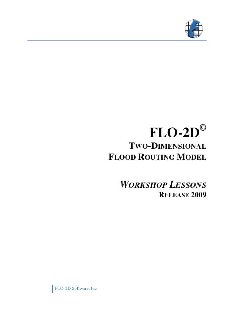 Flo 2D Curso | PDF | Flood | Computer File