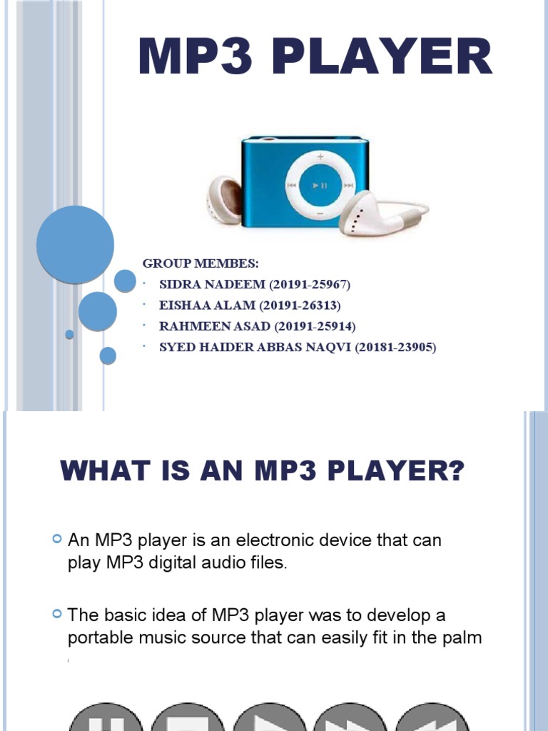 MP3 Player | PDF | Mp3 | Digital Audio