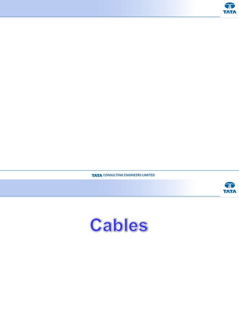 Cable Construction | PDF | Wire | Insulator (Electricity)