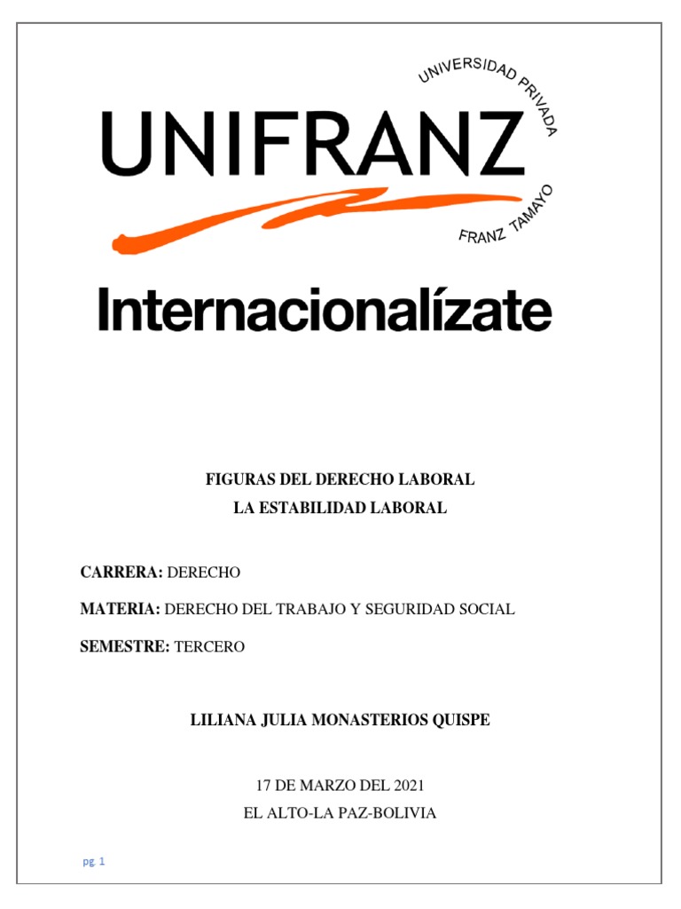 Proyecto Formativo | PDF | Derecho laboral | Relaciones laborales
