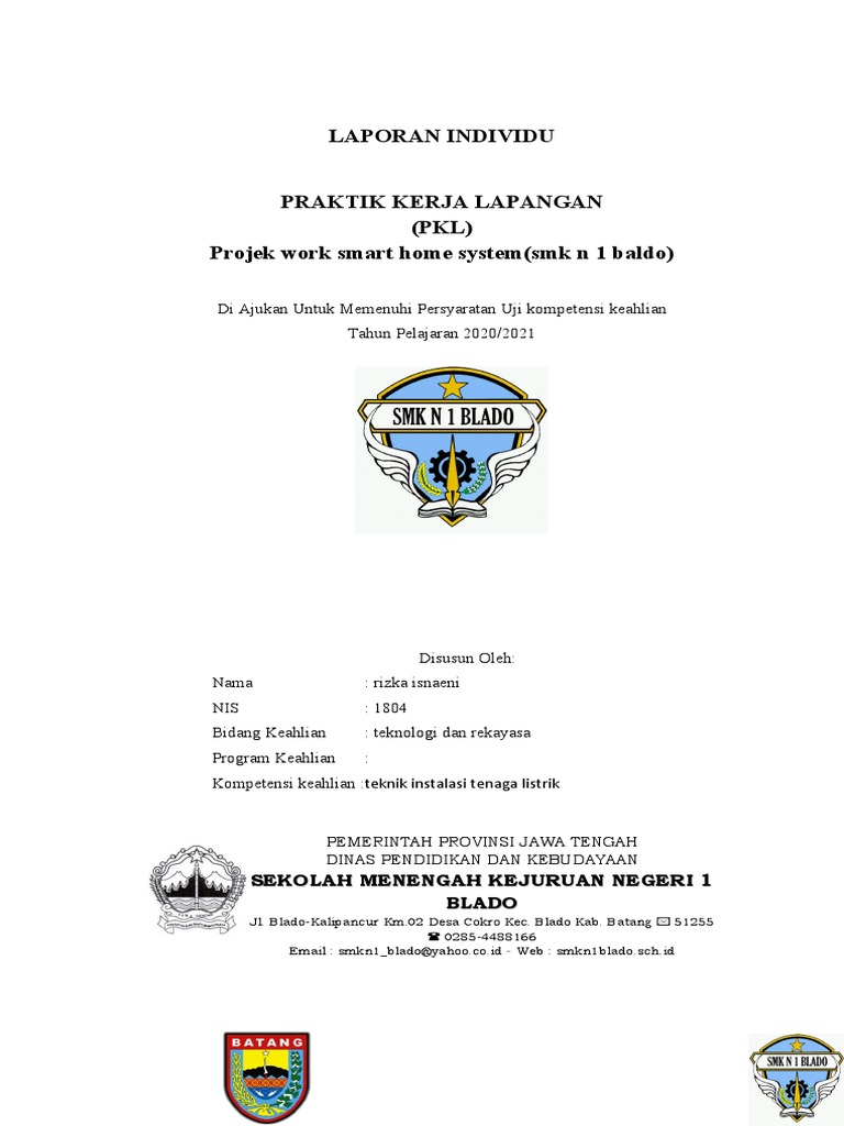 Laporan Project PKL Rizka Isnaeni | PDF