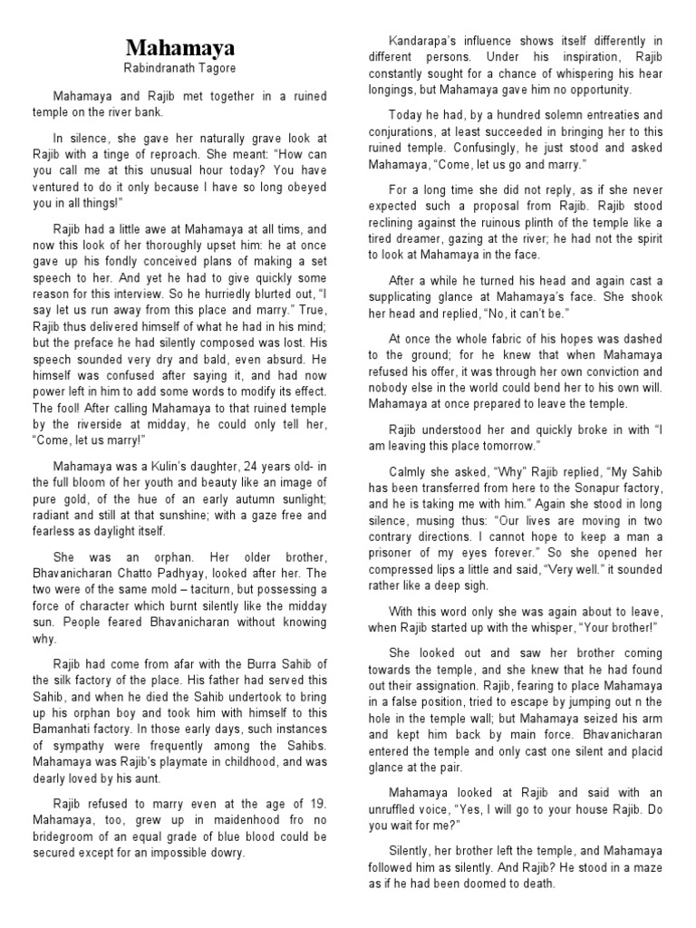 Mahamaya | PDF | Funeral