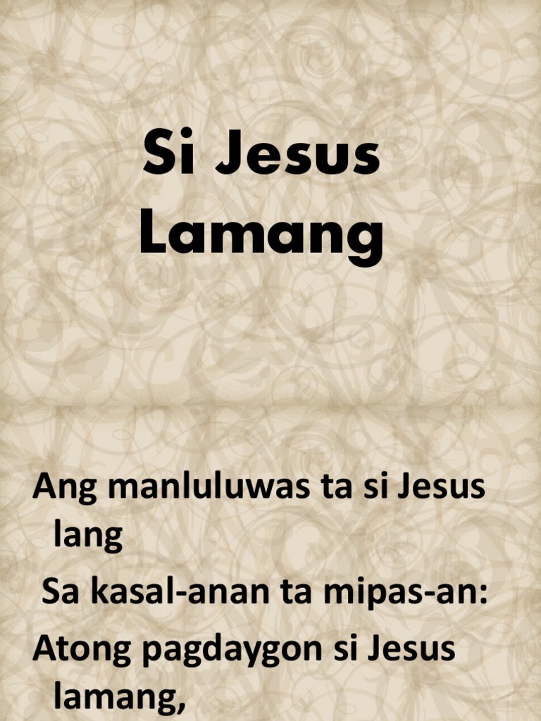 119 Si Jesus Lamang | PDF