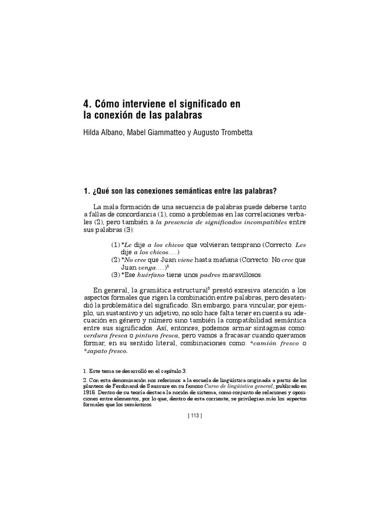 Cómo Se Construyen Las Oraciones (Albano, Giammatteo, Trombetta) | PDF | Predicado (Gramática ...