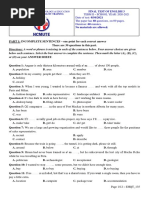 TCF Sample Paper | PDF | Test (Assessment) | Human Communication