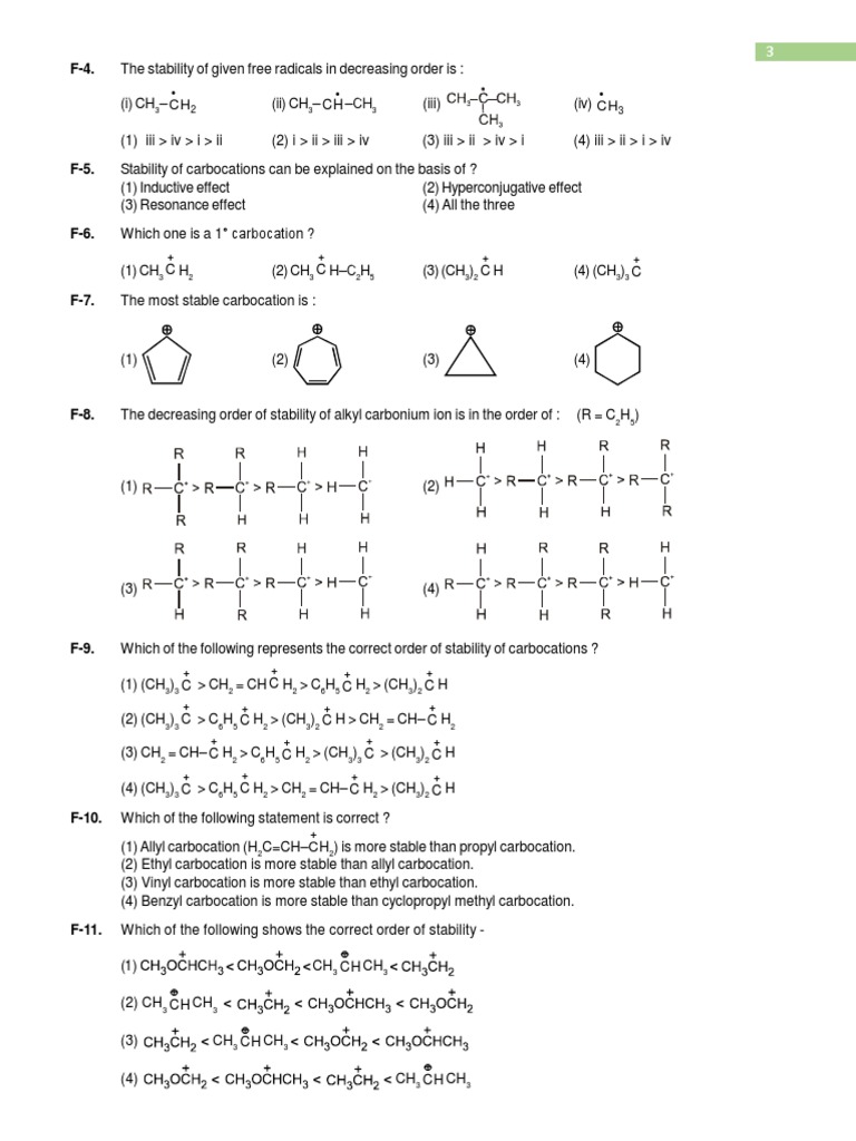 General Organic Chemistry - DPP 01 - Goc-dpp-01-Lakshya (Jee) | PDF | Molecules | Carbon Compounds
