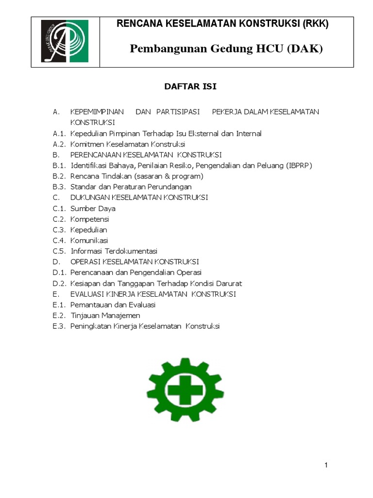 Tabel RKK Sesuai Format | PDF