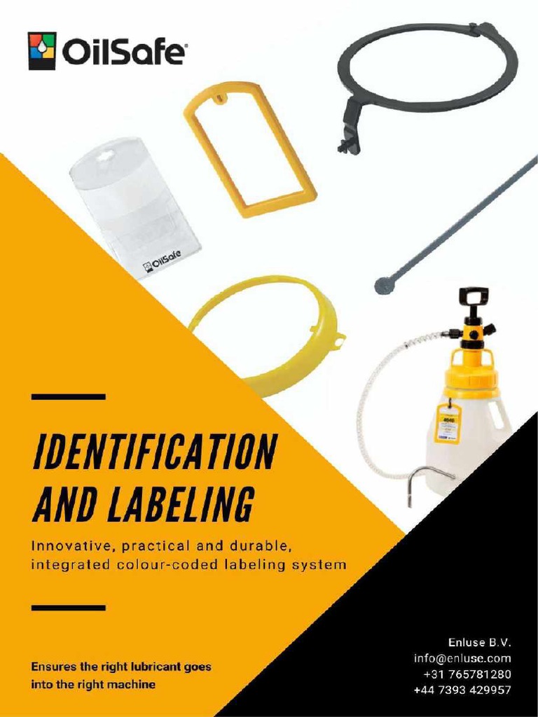 Oilsafe Identification Labels | PDF | Adhesive | Paper