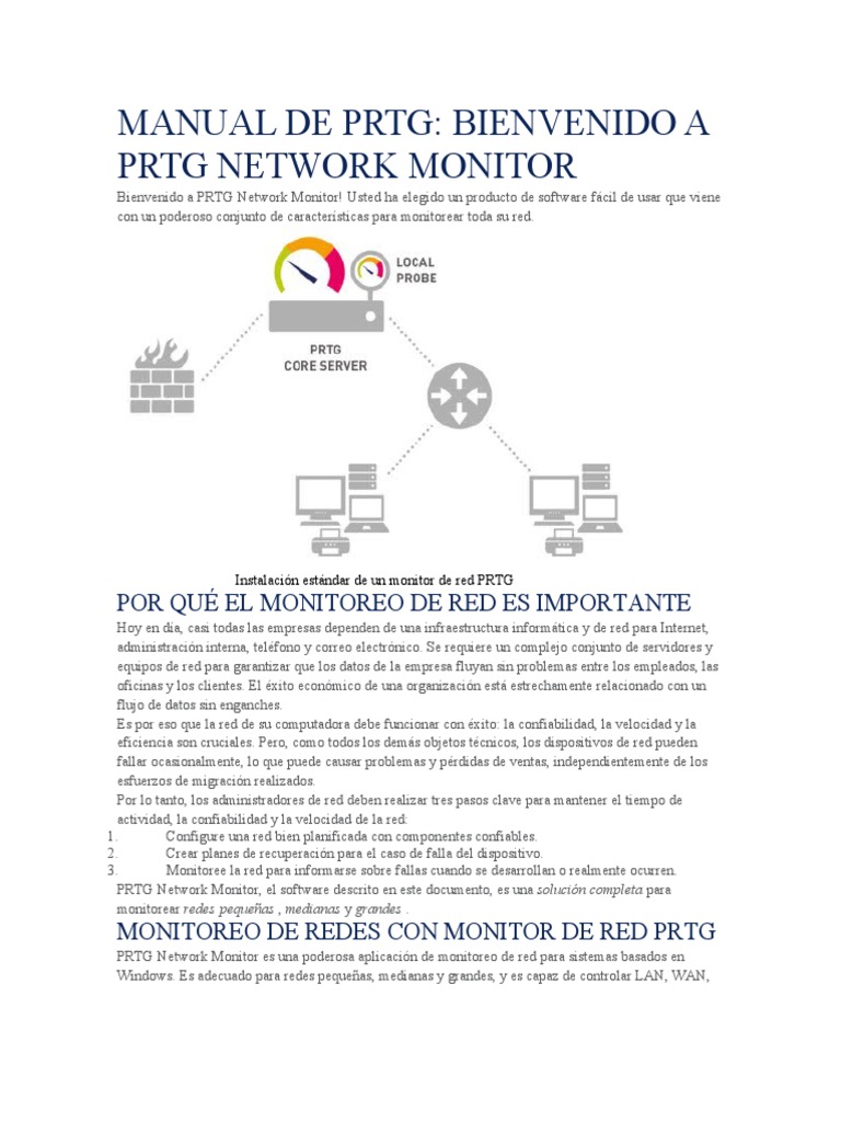 Manual de PRTG | PDF | Transport Layer Security | Aplicación web