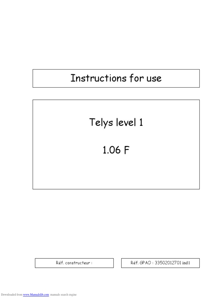 Understanding GPAO in User Manuals | PDF | Mains Electricity | Switch