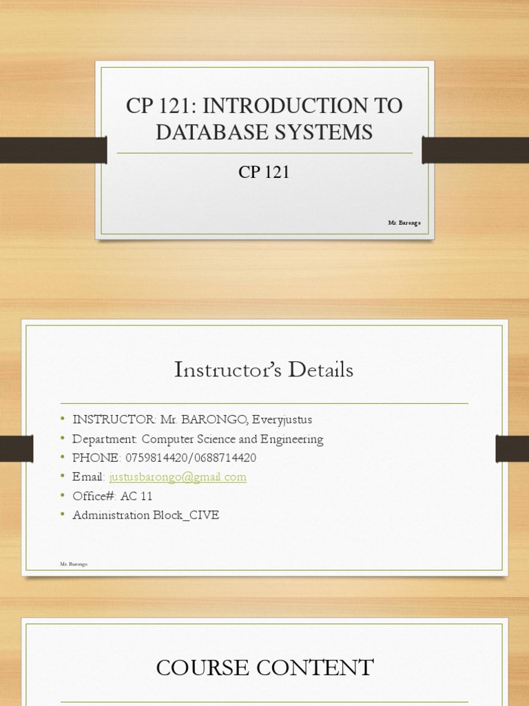Introduction To Database Management Systems | Download Free PDF ...