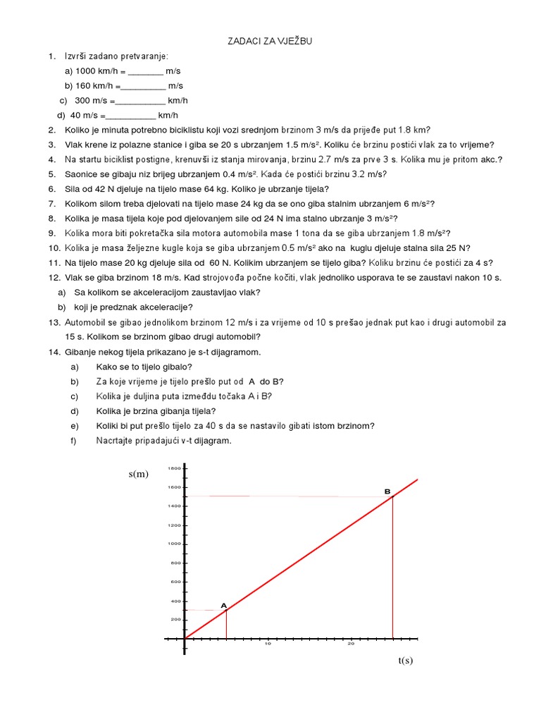 Fizika-8-Gibanje I Brzina | PDF