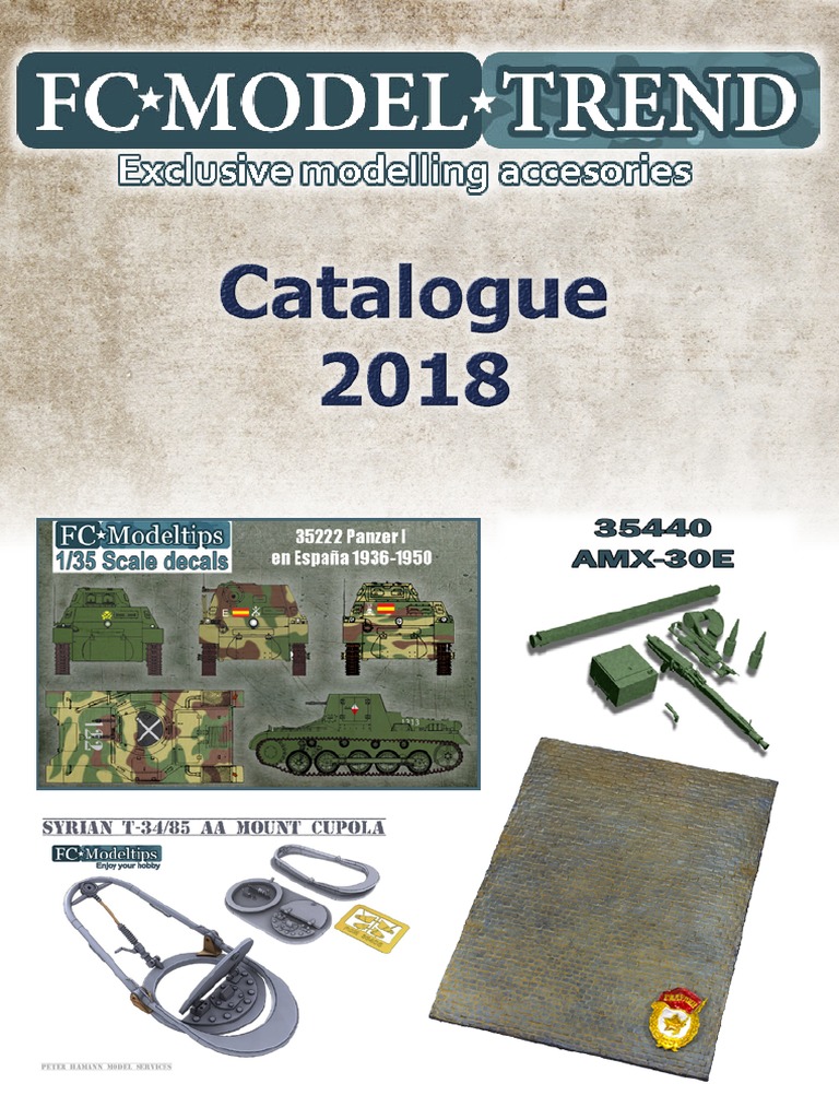 FC Model Trend Catalogue 2018 | PDF | Combat Vehicles | Armoured Warfare